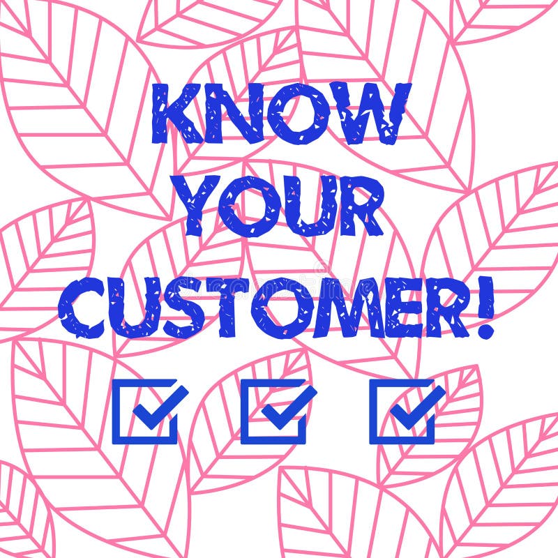 Word Writing Text Know Your Customer. Business Concept for Verifying ...