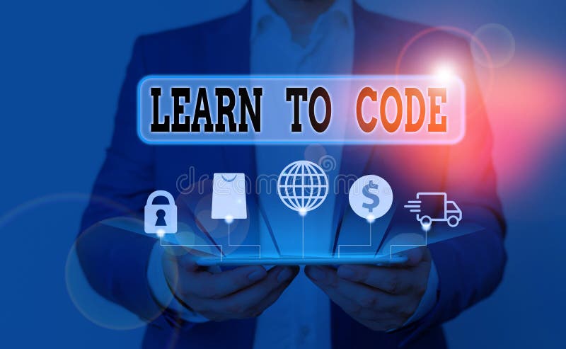 Word Writing Text Learn To Code Business Concept For Learn To Write Software Be A Computer