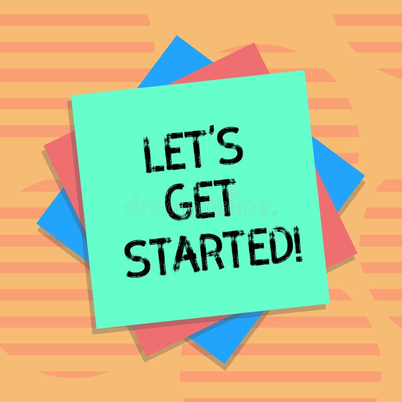 Word Writing Text Let S is Get Started. Business Concept for Encourage ... Word Writing Text Let S is Get Started. Business Concept for Encourage ...