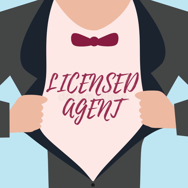 Word Writing Text Licensed Agent. Business Concept for Authorized and ... Word Writing Text Licensed Agent. Business Concept for Authorized and ...