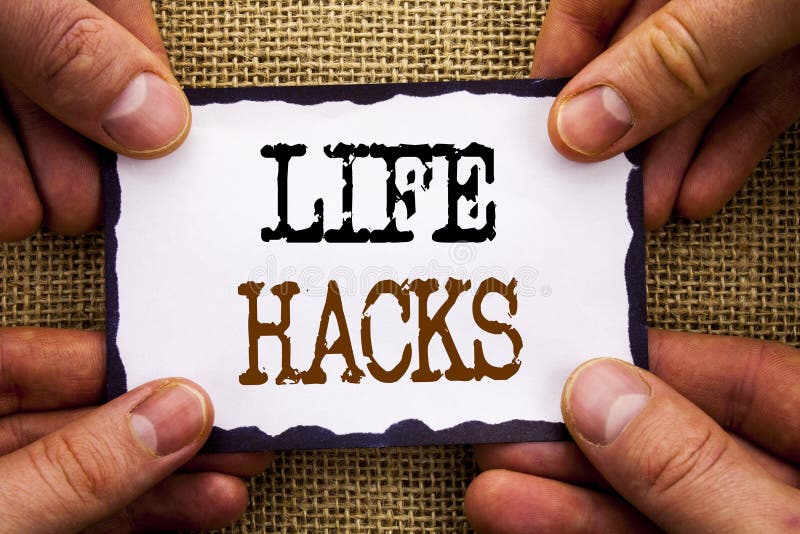 Word, Writing, Text Life Hacks. Conceptual Photo Solution Hacking Hack ...