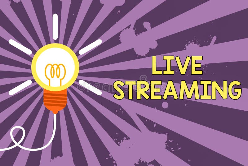 Word Writing Text Live Streaming. Business Concept for Transmit Live ... Word Writing Text Live Streaming. Business Concept for Transmit Live ...