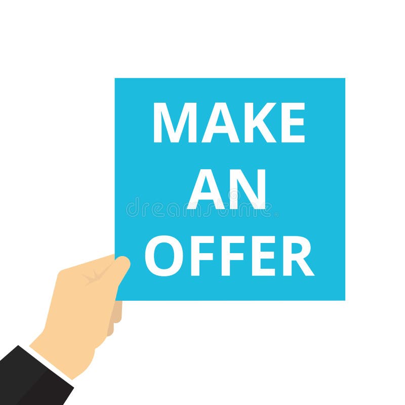 Make Offer Stock Illustrations – 6,646 Make Offer Stock Illustrations ...