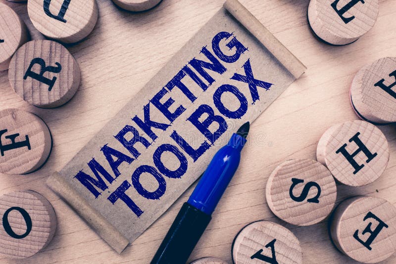 Word Writing Text Marketing Toolbox. Business Concept for Means in ... Word Writing Text Marketing Toolbox. Business Concept for Means in ...