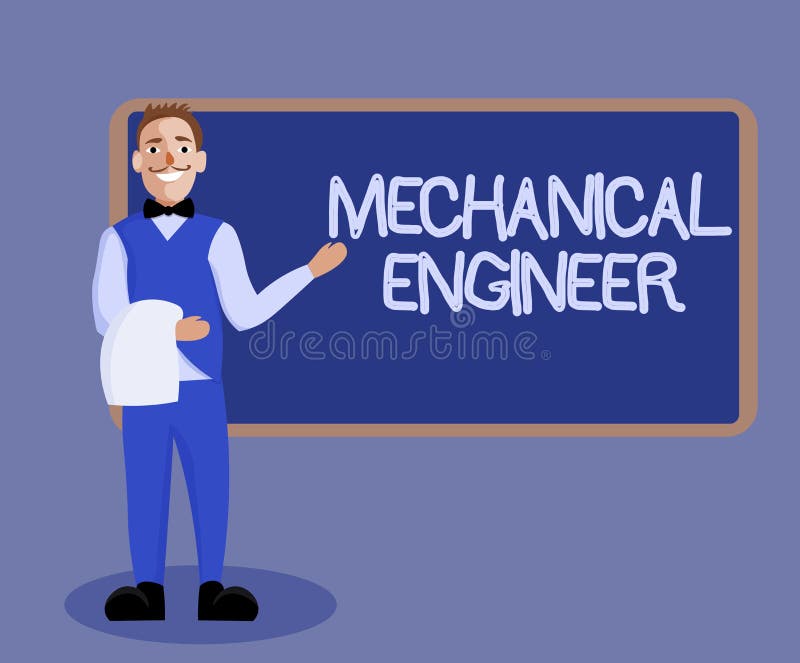 Word Writing Text Mechanical Engineer. Business Concept for Applied ...