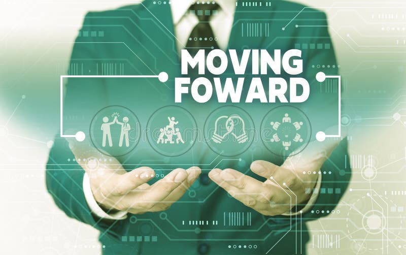 Word Writing Text Moving Foward. Business Concept for Towards a Point ... Word Writing Text Moving Foward. Business Concept for Towards a Point ...