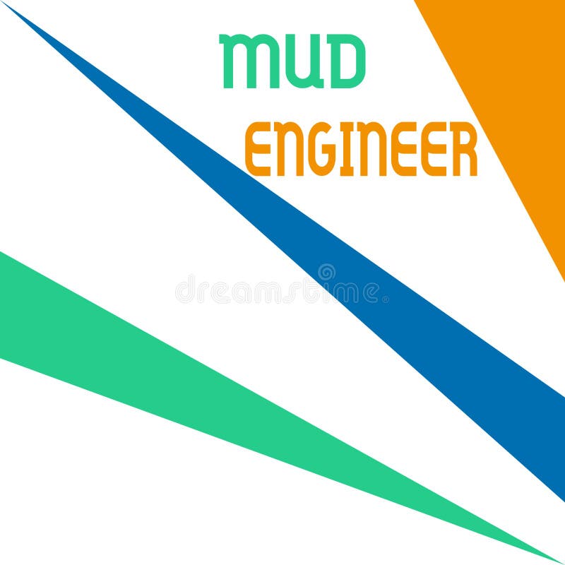 Word Writing Text Mud Engineer. Business Concept for Liable for Making ...