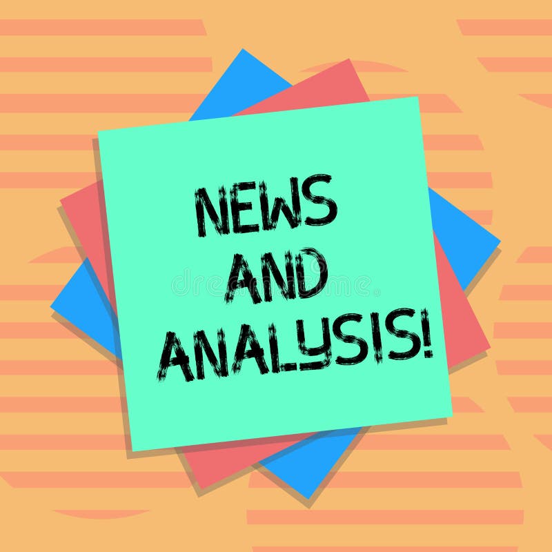 Word Writing Text News and Analysis. Business Concept for Measurement ...