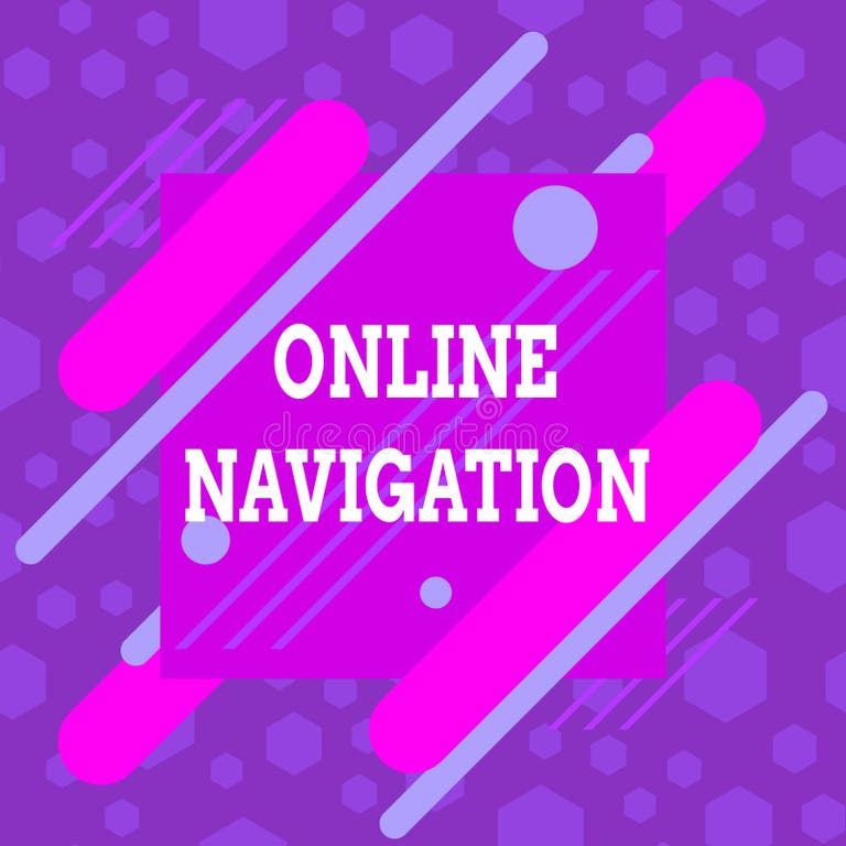 Word Writing Text Online Navigation. Business Concept for Navigating a ...