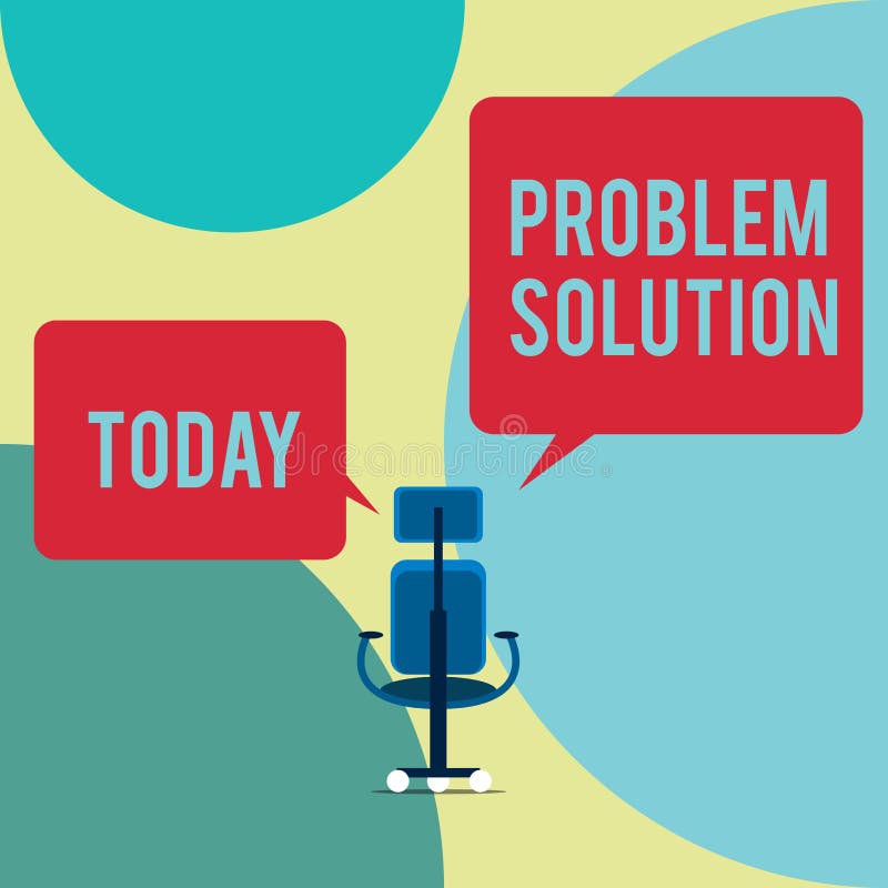Word Writing Text Problem Solution Business Concept For Solving Consists Of Using Generic