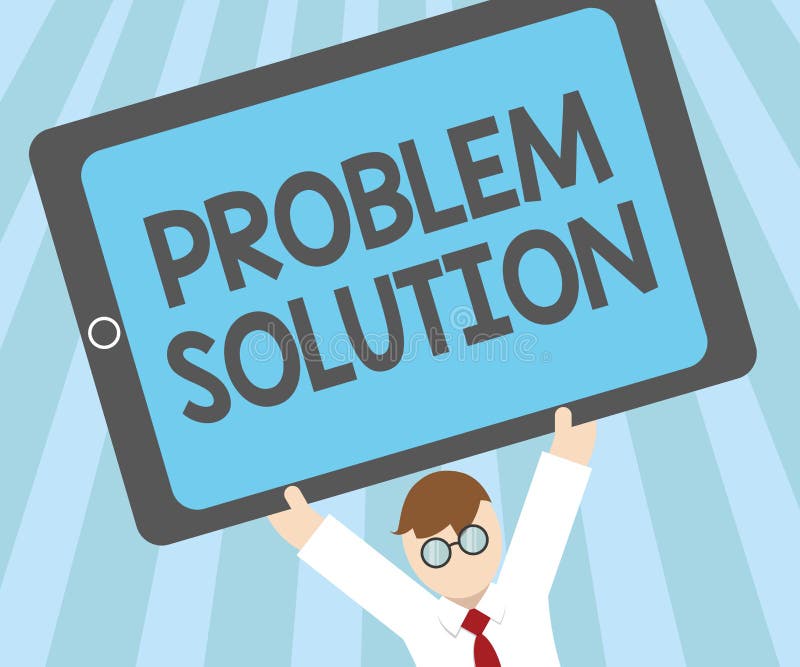 Word Writing Text Problem Solution. Business Concept for Solving ... Word Writing Text Problem Solution. Business Concept for Solving ...