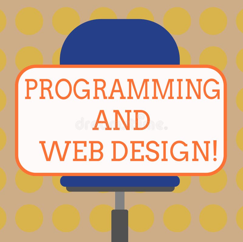 Programming Web Pages with Html and Css Code on a Desktop Computer Stock Illustration ...