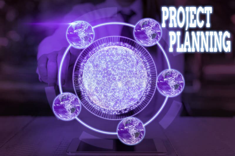 Word Writing Text Project Planning. Business Concept for Plan and ...