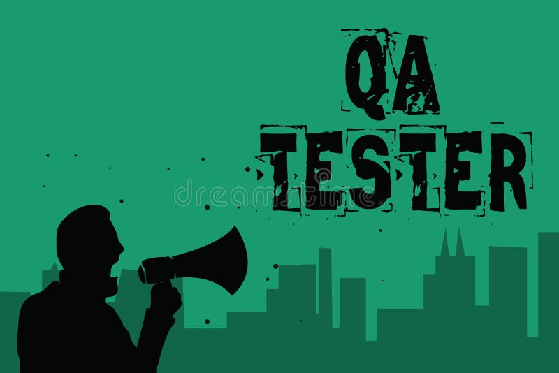 Word Writing Text Qa Tester Business Concept For Quality Assurance Of