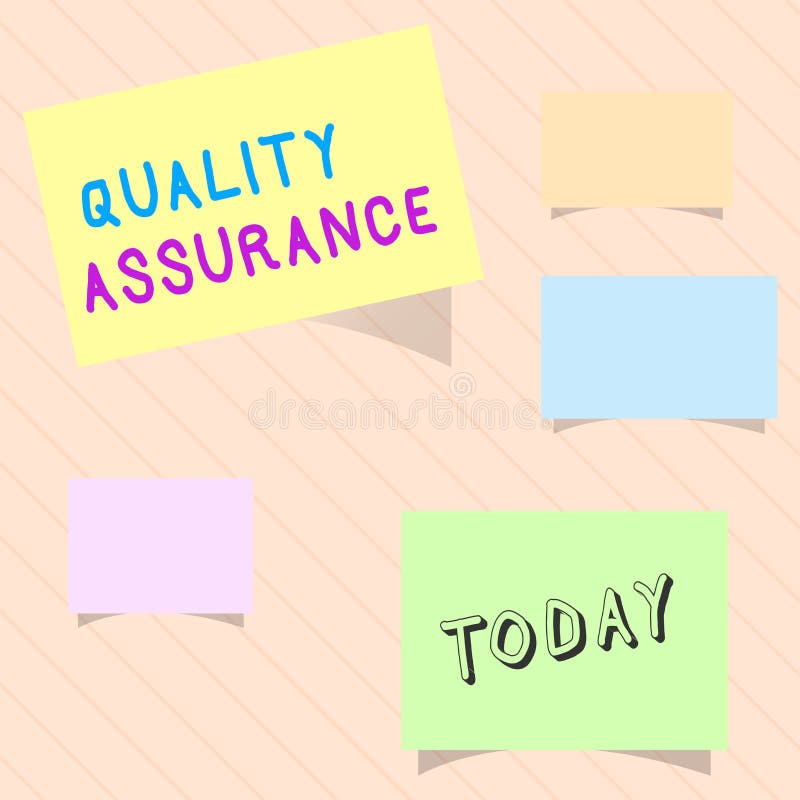 Word Writing Text Quality Assurance. Business Concept for Ensures a ...