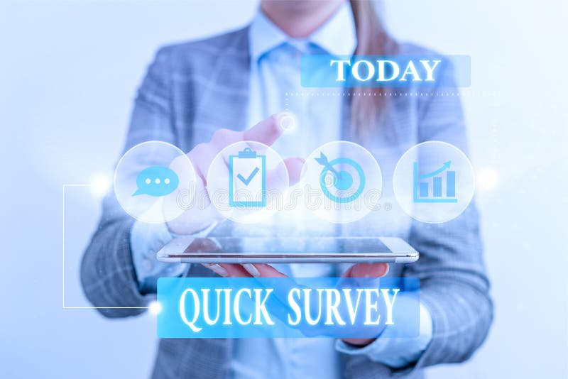 Word Writing Text Quick Survey. Business Concept for Conduct Fast Check ... Word Writing Text Quick Survey. Business Concept for Conduct Fast Check ...