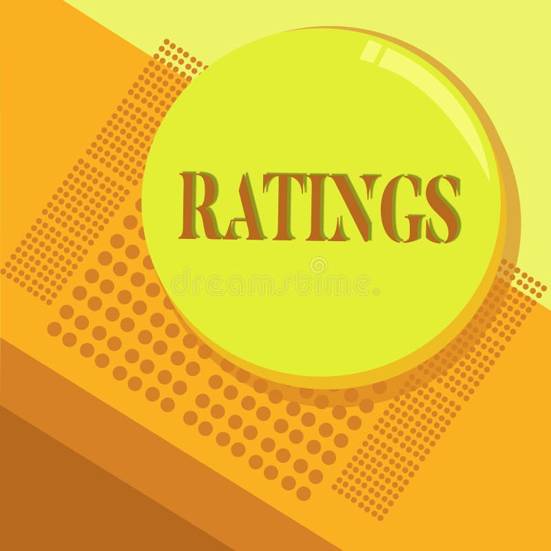 Word Writing Text Ratings. Business Concept for Classification Ranking ...