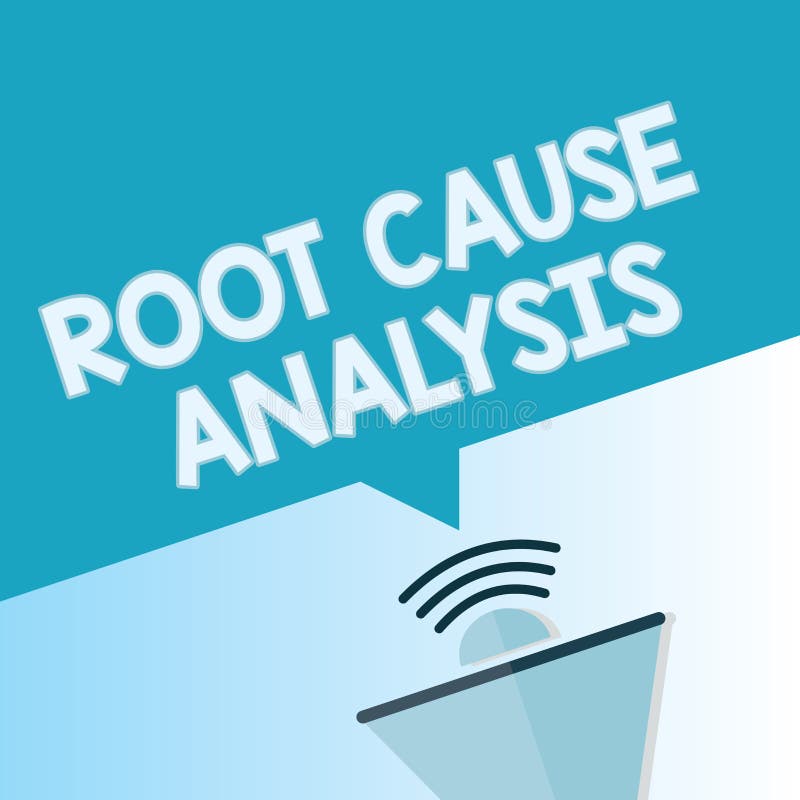 Word Writing Text Root Cause Analysis. Business Concept for Method of ...