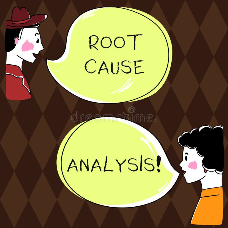Word Writing Text Root Cause Analysis. Business Concept for Method of ...