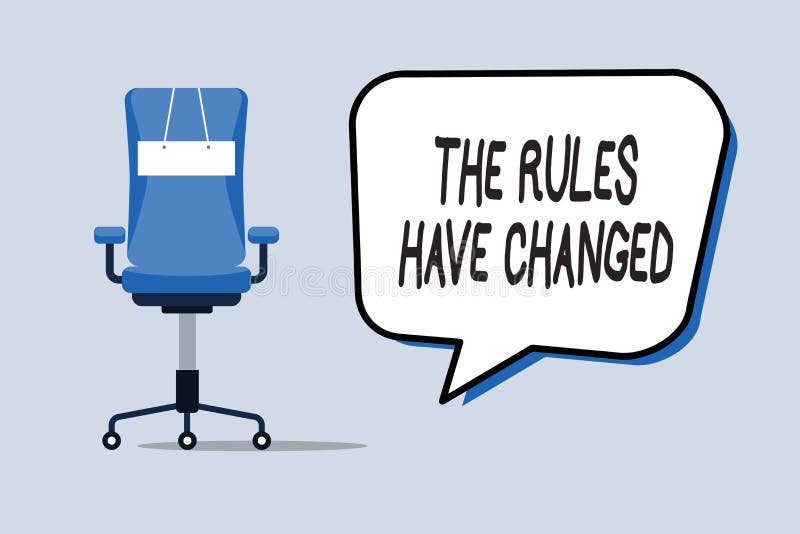 Rules Have Changed Stock Illustrations – 61 Rules Have Changed Stock ...