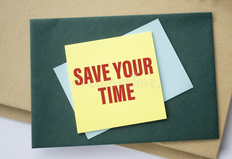 Save Your Time . Business Concept with Chart Stock Image - Image of ...