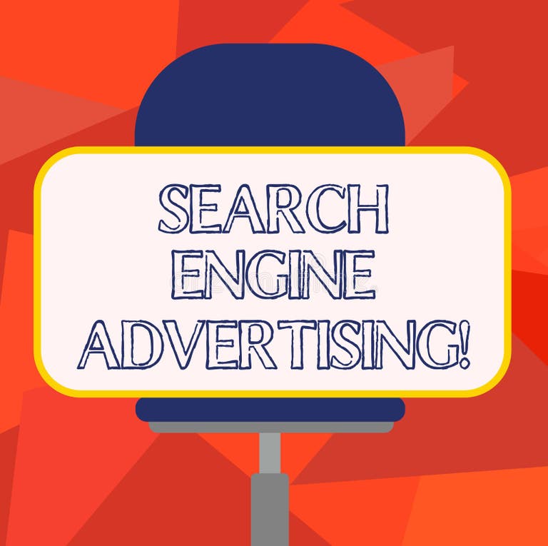 Word Writing Text Search Engine Advertising. Business Concept for ...