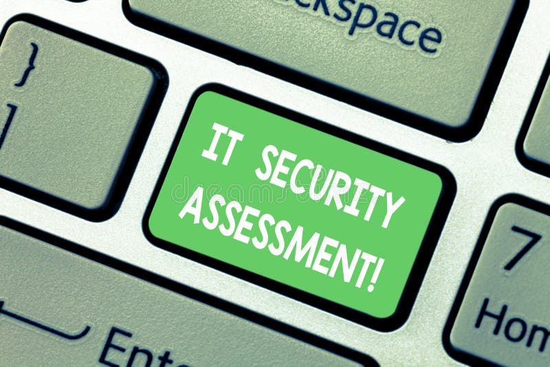 Word Writing Text it Security Assessment. Business Concept for Ensure ...