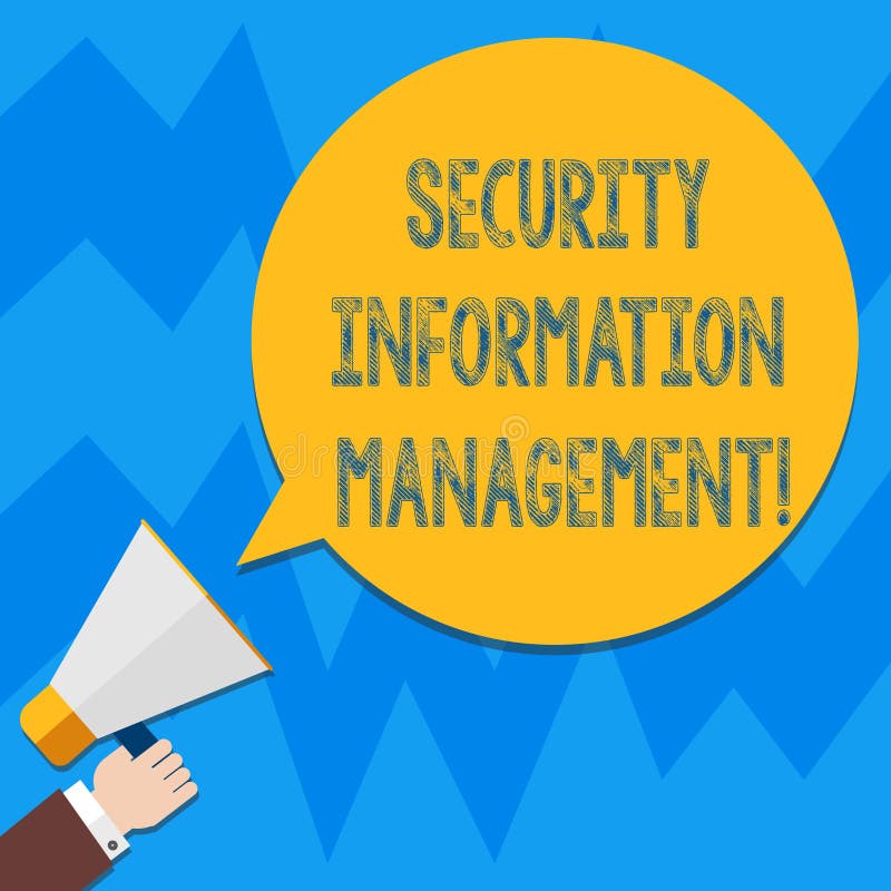 Word Writing Text Security Information Management. Business Concept for ...