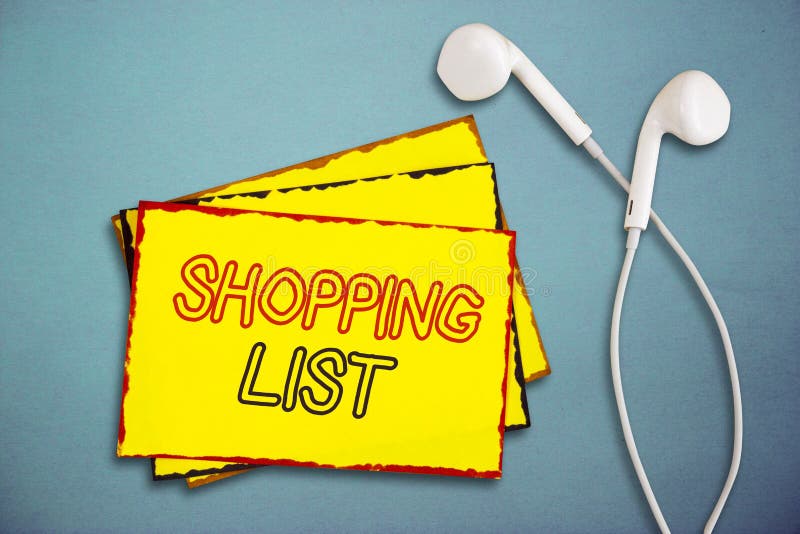 Word Writing Text Shopping List. Business Concept for Discipline ... Word Writing Text Shopping List. Business Concept for Discipline ...