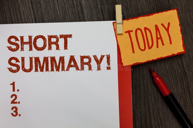 Word Writing Text Short Summary Motivational Call. Business Concept for ... Word Writing Text Short Summary Motivational Call. Business Concept for ...