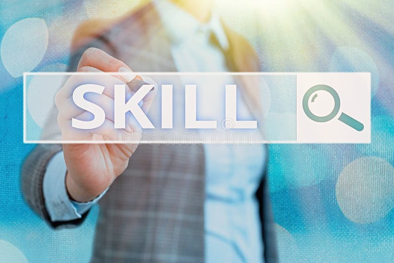 Word Writing Text Skill. Business Concept for Ability To Use One S is ...