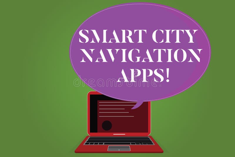 Word Writing Text Smart City Navigation Apps. Business Concept for ...
