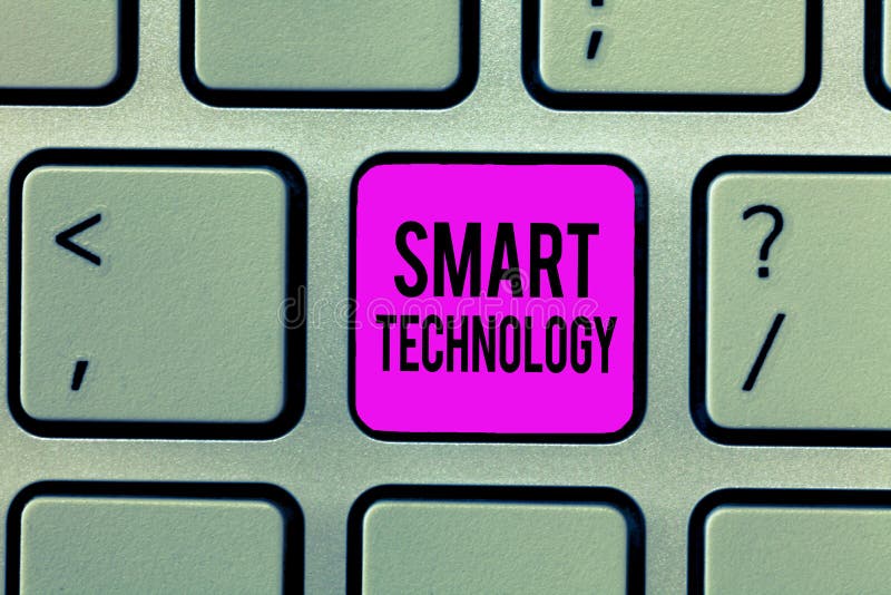 Word Writing Text Smart Technology. Business Concept for Gadgets or ...