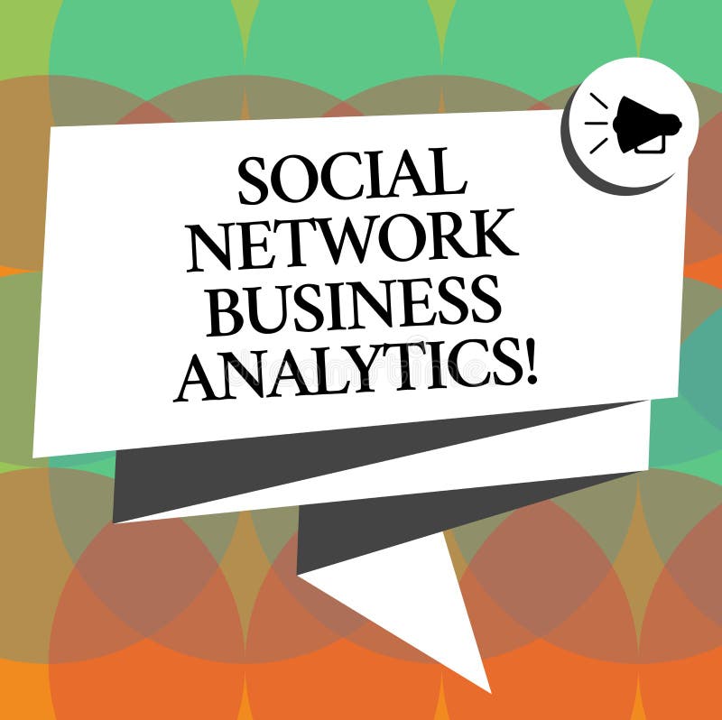 Word Writing Text Social Network Business Analytics. Business Concept ...