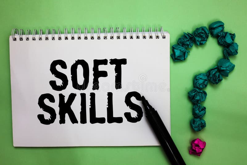 Word Writing Text Soft Skills. Business Concept for Personal Attribute ...