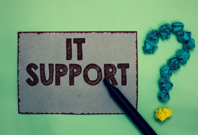 Word Writing Text it Support. Business Concept for Lending Help about ...