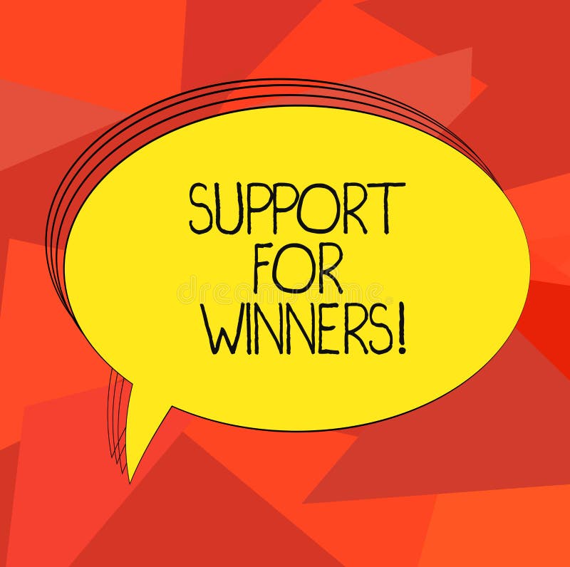 Word Writing Text Support for Winners. Business Concept for Give ... Word Writing Text Support for Winners. Business Concept for Give ...