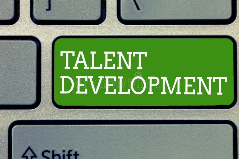 Word Writing Text Talent Development. Business Concept for Building ...