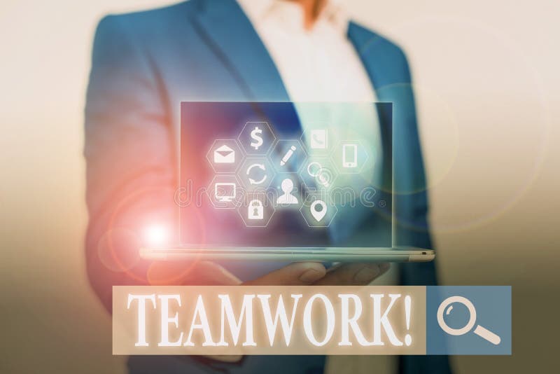 Word Writing Text Teamwork. Business Concept for Combined Action of ...