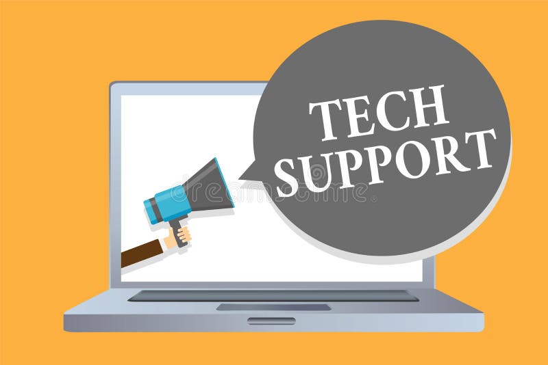 Word Writing Text Tech Support. Business Concept for Assisting ...