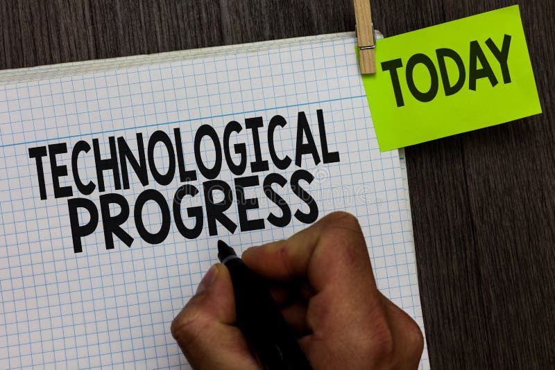 Word Writing Text Technological Progress. Business Concept for Overall ... Word Writing Text Technological Progress. Business Concept for Overall ...