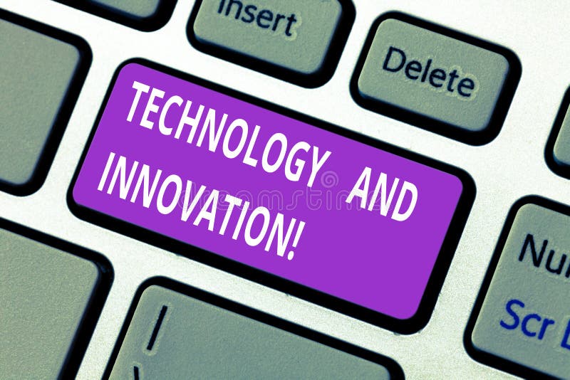 Word Writing Text Technology and Innovation. Business Concept for ...