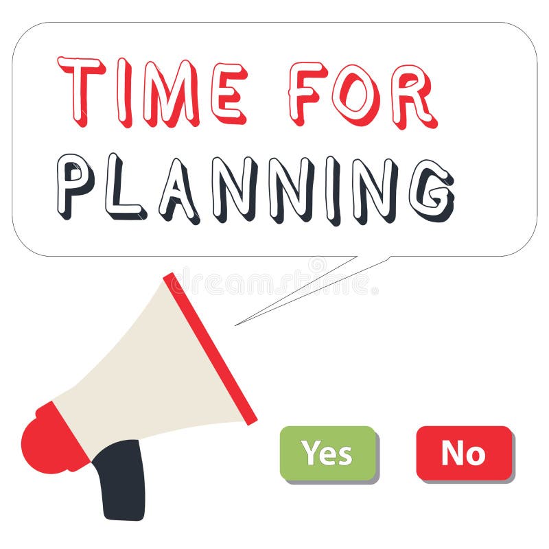 Word Writing Text Time for Planning. Business Concept for Setting Up ...