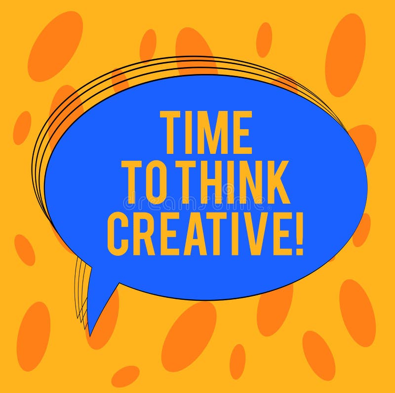 Word Writing Text Time To Think Creative. Business Concept for ...