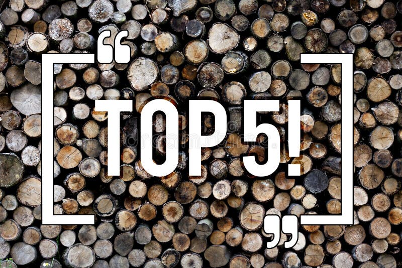 Word Writing Text Top 5. Business Concept for the Best Ones Winners ... Word Writing Text Top 5. Business Concept for the Best Ones Winners ...