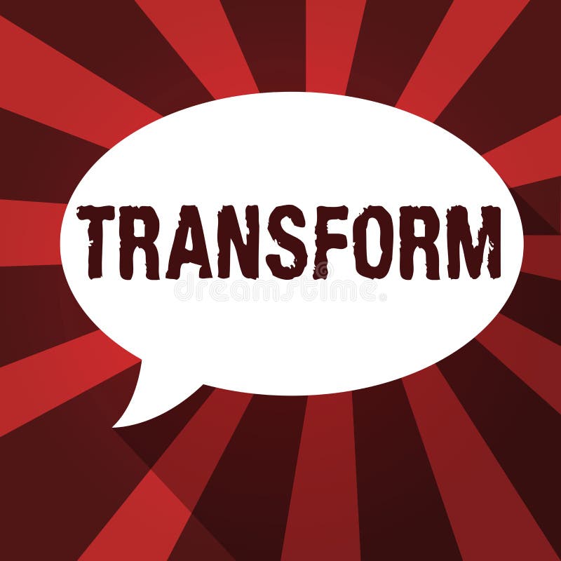 Word Writing Text Transform. Business Concept for Make Reamarkable ...