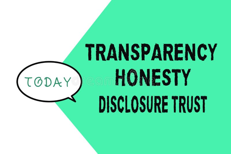 Word Writing Text Transparency Honesty Disclosure Trust. Business ... Word Writing Text Transparency Honesty Disclosure Trust. Business ...