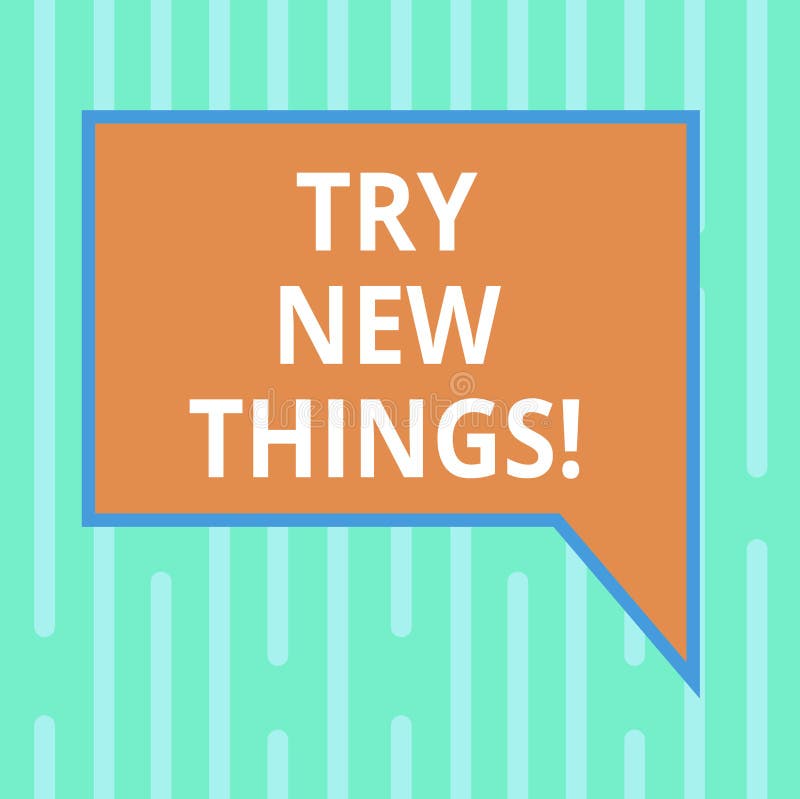 Try New Things Stock Illustrations – 356 Try New Things Stock ...