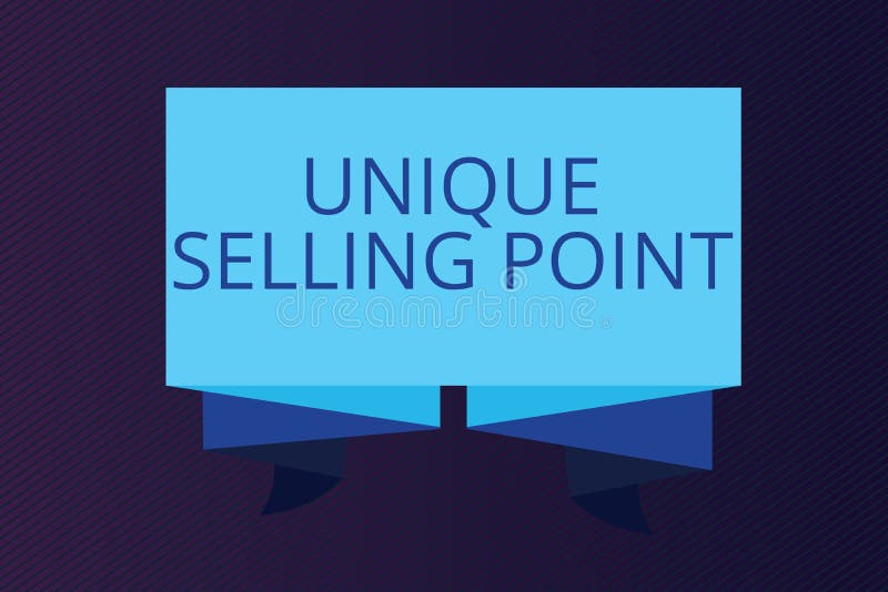 Word Writing Text Unique Selling Point. Business Concept for ...