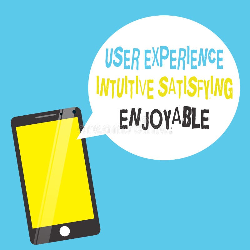 Word Writing Text User Experience Intuitive Satisfying Enjoyable ...